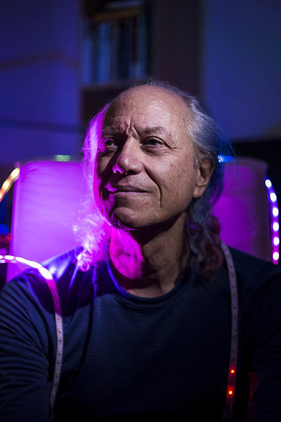 Mitch Altman, inventor - editorial portrait photography