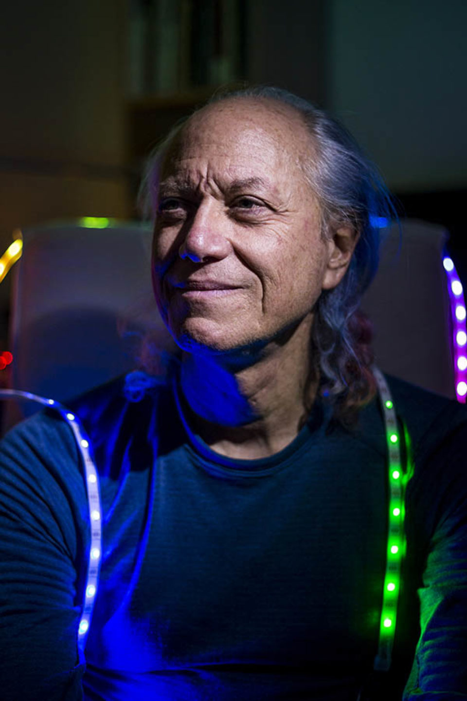 Mitch Altman, inventor - editorial portrait photography